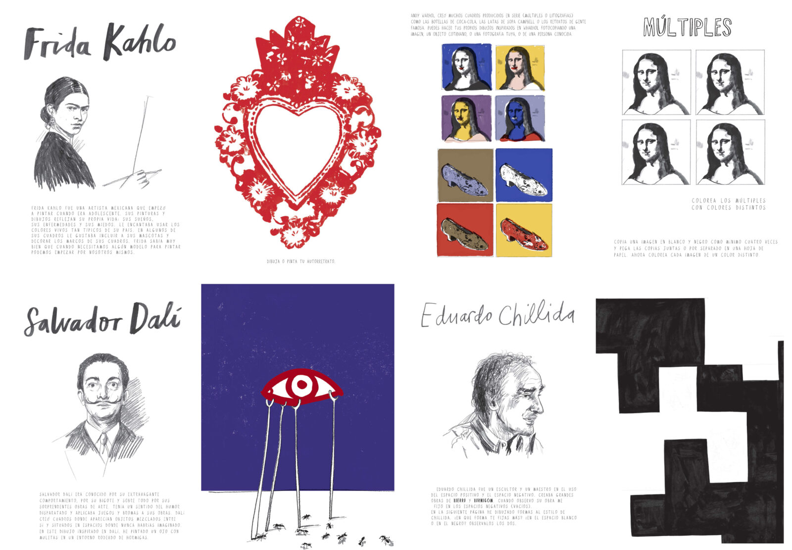 Dibuja, Pinta e Imprime como los grandes artistas - Coco Books